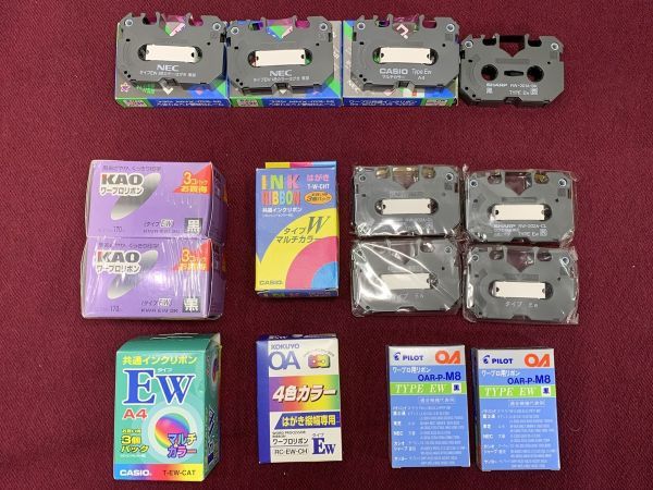 Yahoo!オークション - 4-207-60 ワープロ用 インクリボン タイプEW/W ...