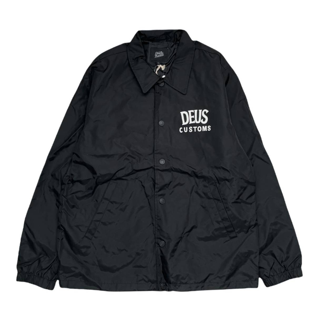 Yahoo!オークション - DEUS EX MACHINA コーチジャケット ブラック サ...