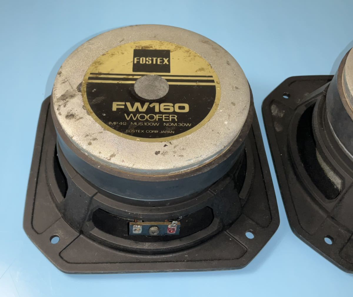 Yahoo!オークション - フォステクス ウーハー FOSTEX FW160 ペア エッ...