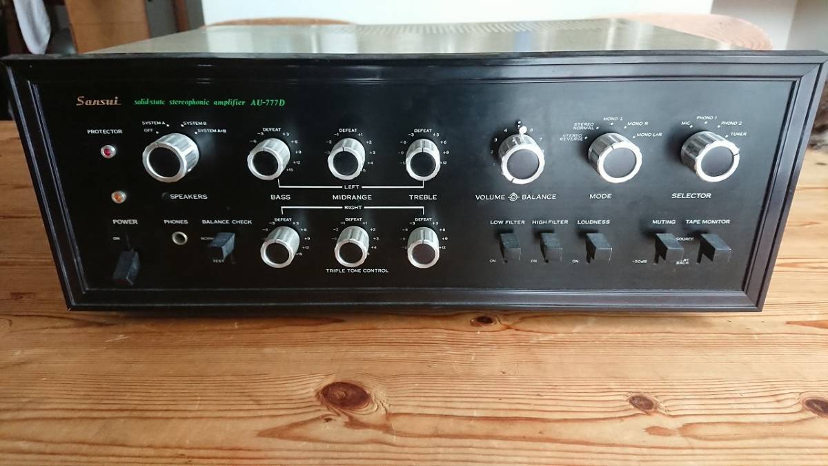 Yahoo!オークション - SANSUI AU-777D ジャンク品