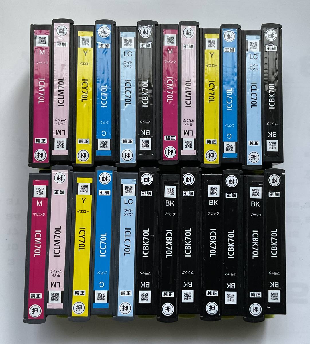 Yahoo!オークション - 使用済 エプソン 純正インクカートリッジ IC6CL...