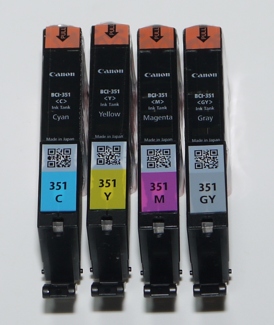 Yahoo!オークション - キャノン純正 BCI-351C BCI-351M BCI-351Y BCI-3...