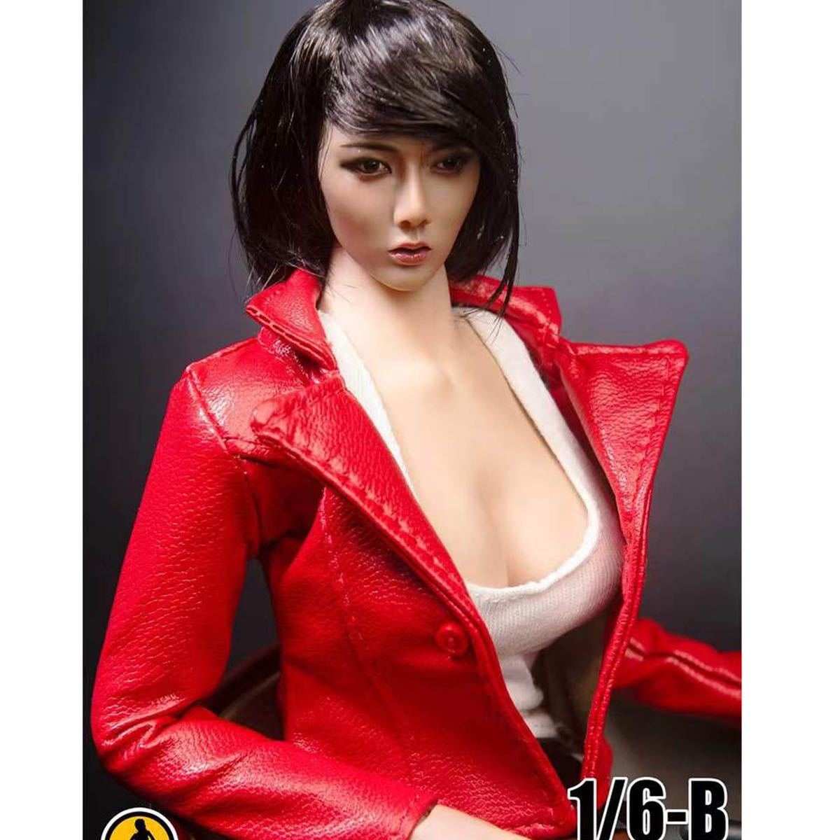 Yahoo!オークション - A155 1/6サイズ ファイセン素体対応 女性 レザー...