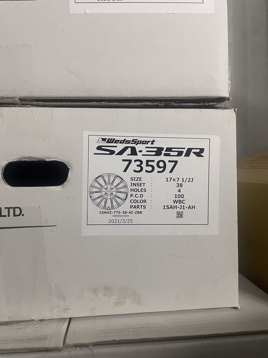 Yahoo!オークション - 新品在庫品 即日発送 wedssport SA-35R 4/100 7....