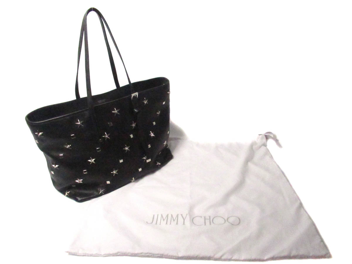 Yahoo!オークション - y004 美品 JIMMY CHOO ジミーチュウ スタッズ 本...