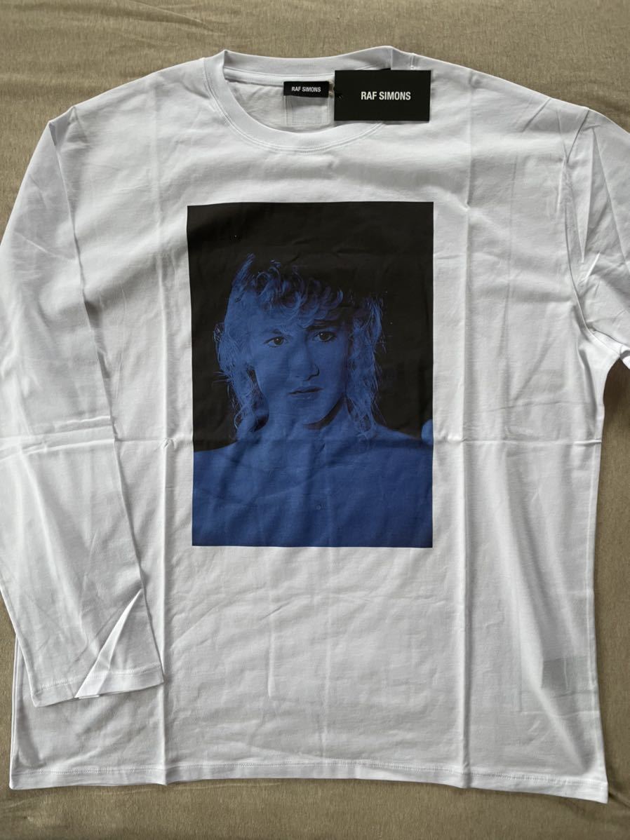 白XL新品 RAF SIMONS ロング Tシャツ 長袖 19AW XL ラフシモンズ 白XL新品 RAF SIMONS ロング Tシャツ 長袖 19AW XL ラフシモンズ