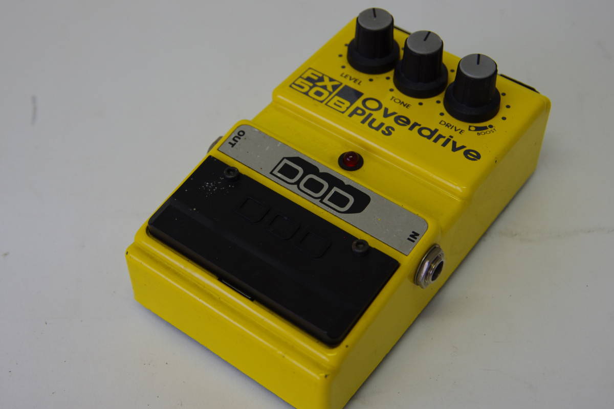Yahoo!オークション - A106 エフェクター DOD FX50 B Overdrive Plus ...