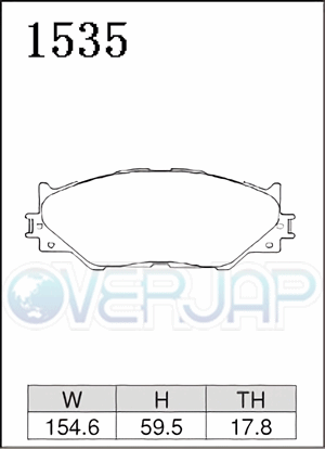 Yahoo!オークション - S1535 GLANZ スペックS ブレーキパッド フロント...