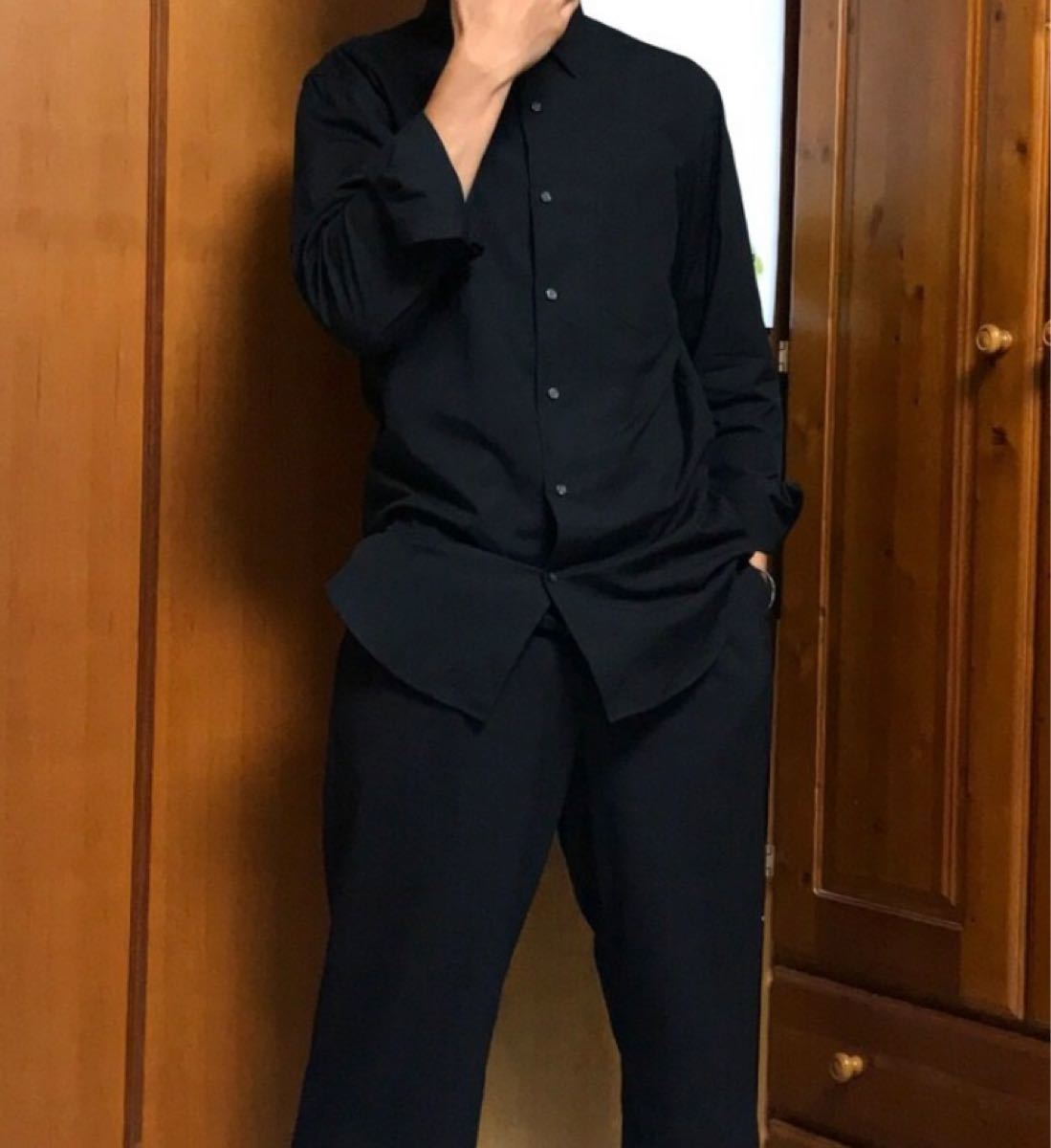 美品】ユニクロ UNIQLO ファインクロスストレッチスリムフィット 美品】ユニクロ UNIQLO ファインクロスストレッチスリムフィット