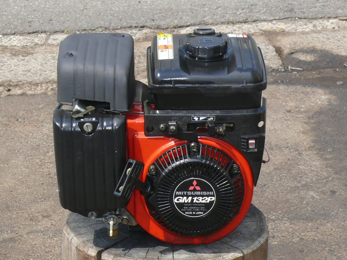 Yahoo!オークション - 三菱 4サイクル OHV ガソリンエンジン GM132P ...