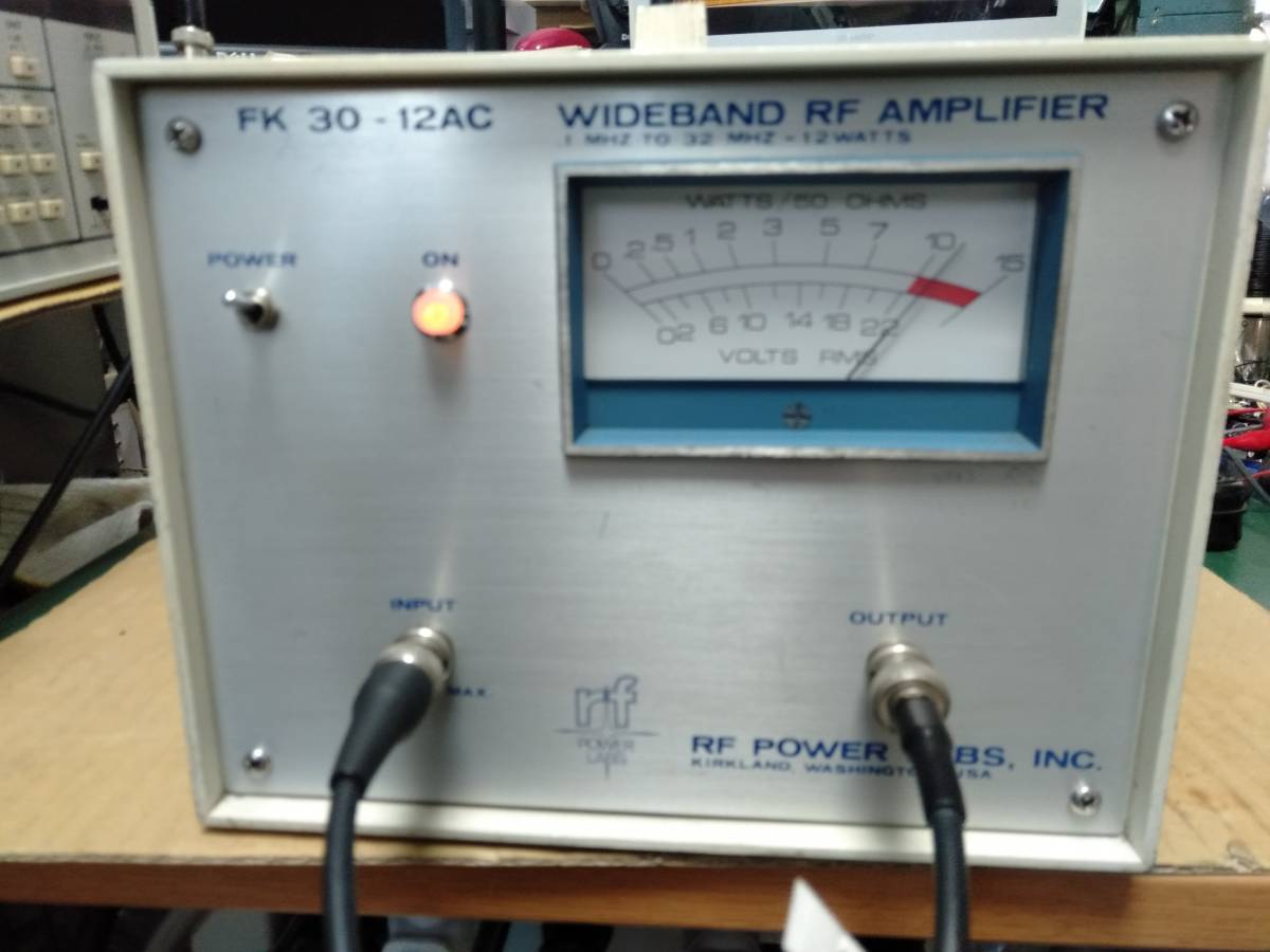 Yahoo!オークション - RF POWER LABS INC. FK30-12AC 0.1～32MHz 12W W...