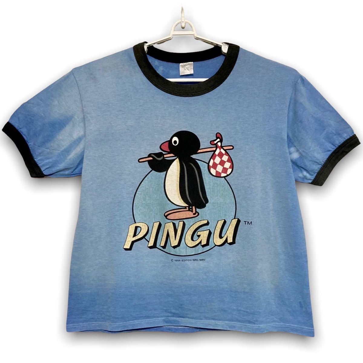 Yahoo!オークション - 90s USA製 PINGU リンガー Tシャツ Yahoo!オークション - 90s USA製 PINGU リンガー Tシャツ