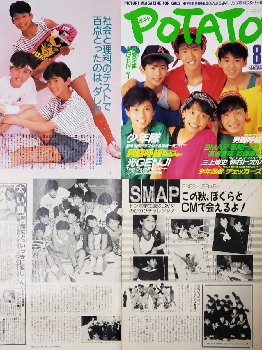 SMAP アイドル雑誌 ポスター1枚+ピンナップ7枚+切り抜き91ページ SMAP アイドル雑誌 ポスター1枚+ピンナップ7枚+切り抜き91ページ