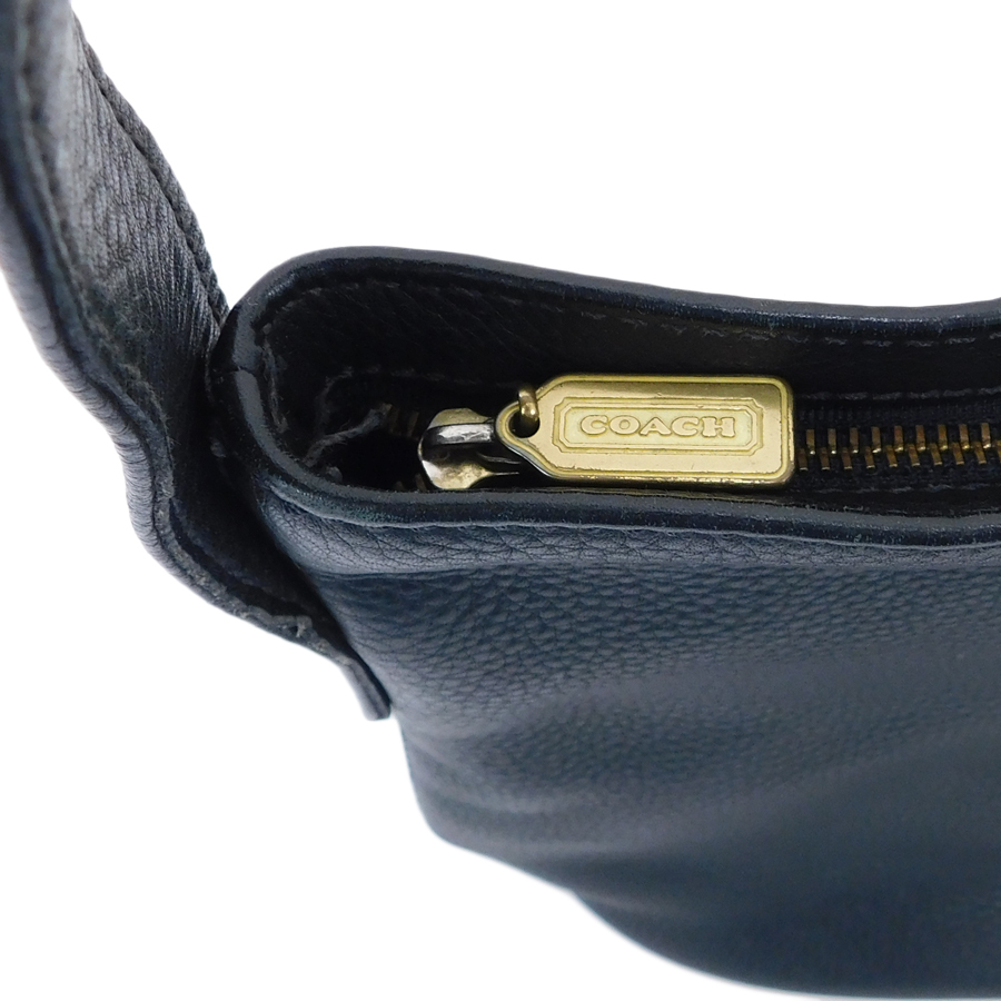 Yahoo!オークション - 1円 極美品 コーチ ショルダーバッグ 4907 ブラ...