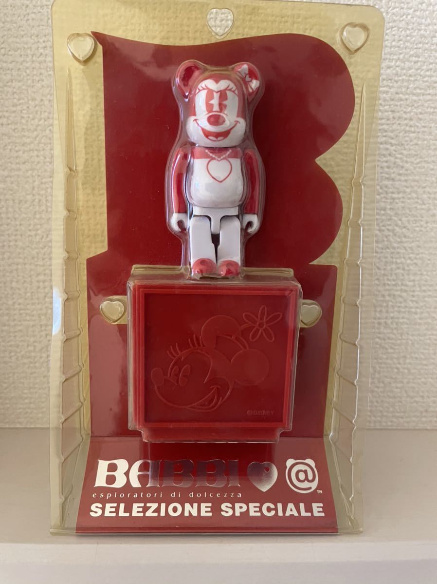 Yahoo!オークション - ベアブリック ミニーマウス BABBI VALENTINE 201...