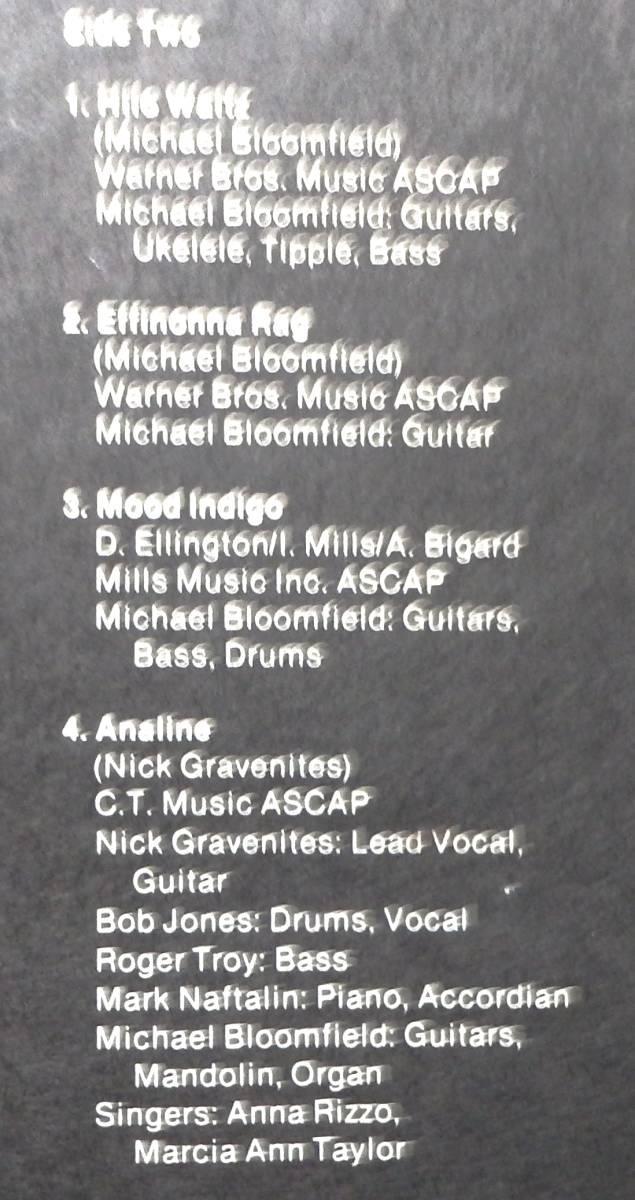 Yahoo!オークション - 【WB100】MICHAEL BLOOMFIELD 「Analine」 ’77 U...