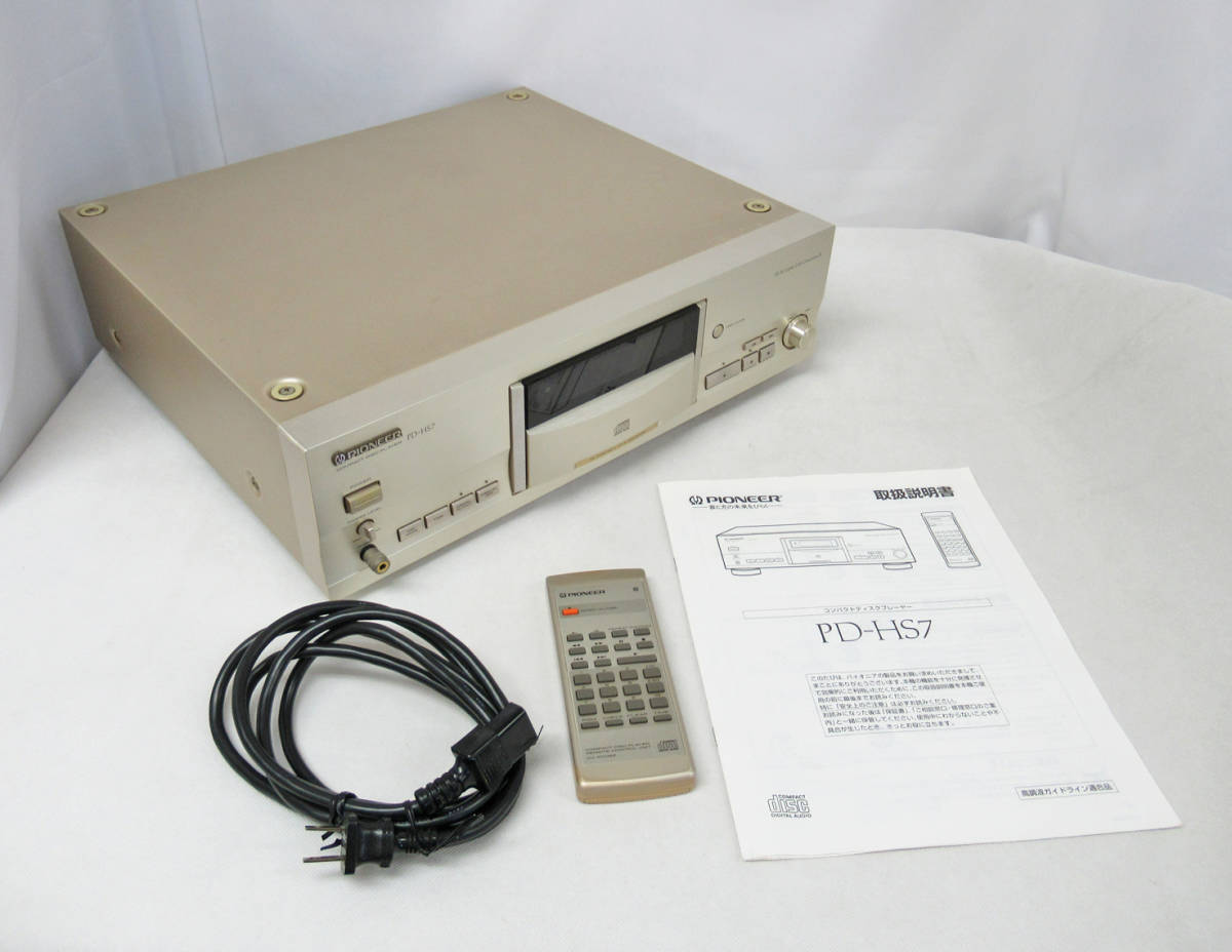 Yahoo!オークション - 動作良好 PD-HS7 PIONEER パイオニア CDプレイヤ...