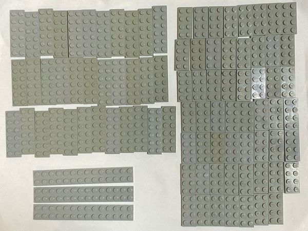 Yahoo!オークション - G154 LEGOバラパーツ 旧灰 プレート系 2 x 4・2 ...