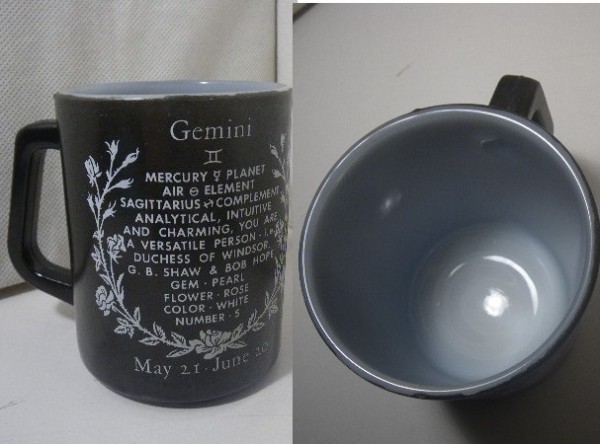 Yahoo!オークション - フェデラル ホロスコープ ふたご座 白 マグ c869