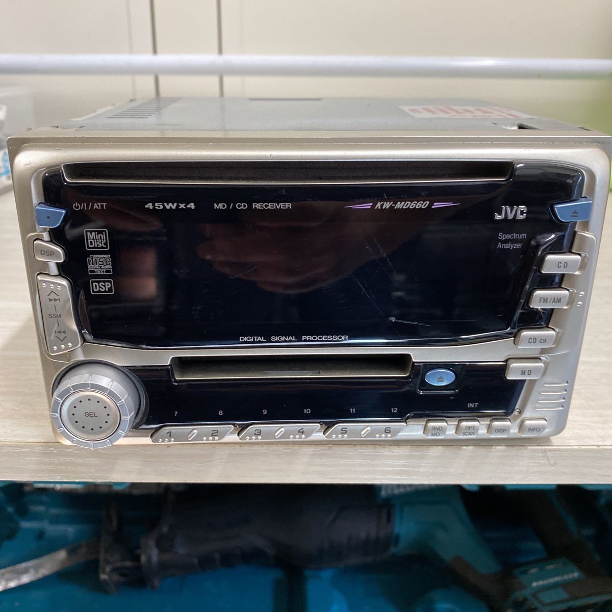 Yahoo!オークション - JVC MD/CD RECEIVER KW-MD660 動作未確認 ジャン...
