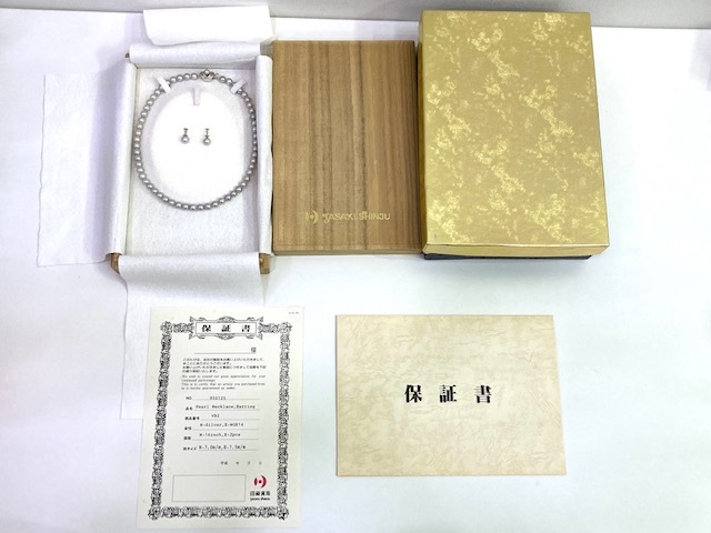 17348】田崎真珠 TASAKI パールネックレスSV留め具 34.0g パール 17348】田崎真珠 TASAKI パールネックレスSV留め具 34.0g パール