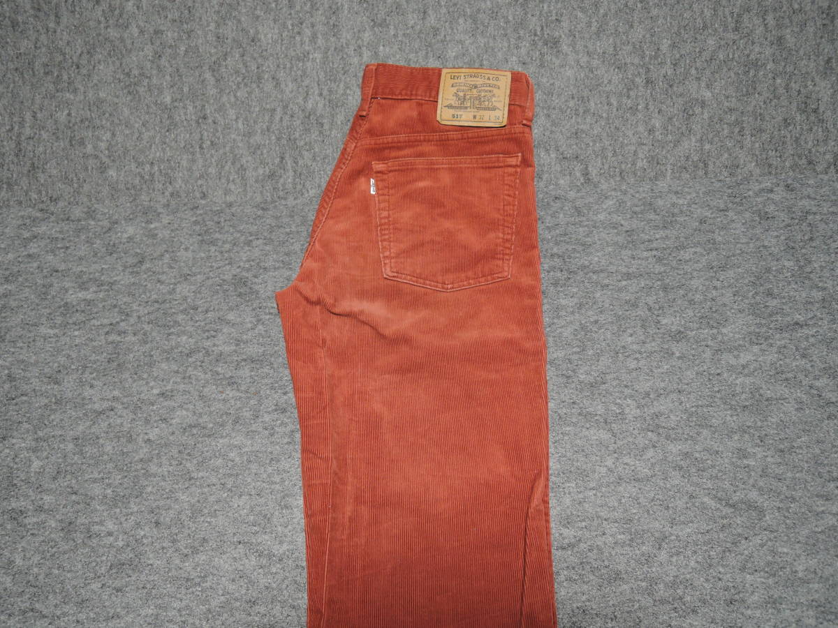 Yahoo!オークション - USED品 ’97 Levi’s 517 CORDS ブーツカット コ...