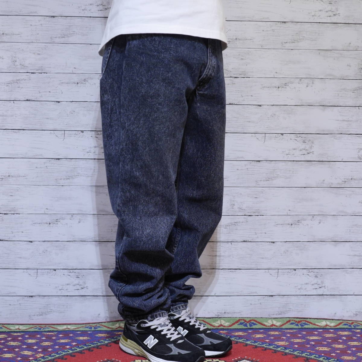 90年USA製リーバイス Levi's 550 W36 ケミカルウォッシ デニム 90年USA製リーバイス Levi's 550 W36 ケミカルウォッシ デニム