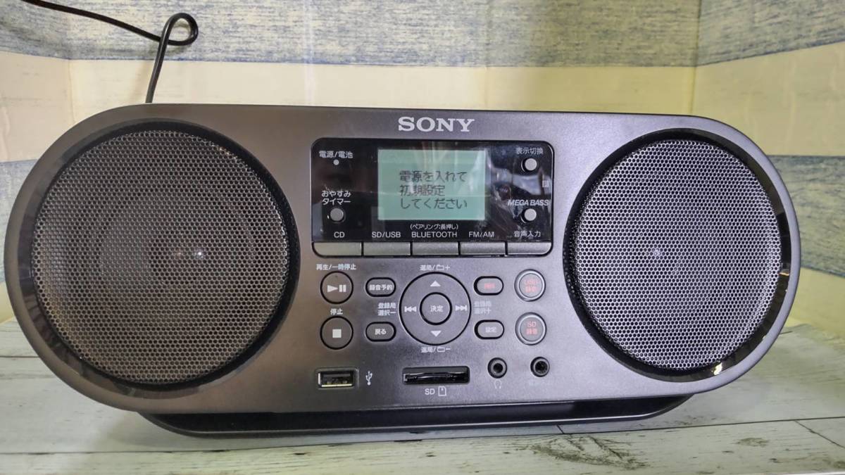 Yahoo!オークション - 0406k1002 ソニー CDラジオ ZS-RS81BT