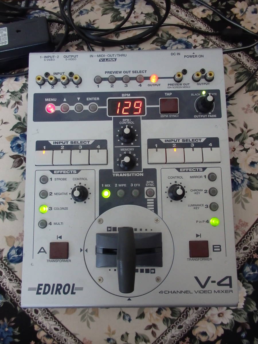 Yahoo!オークション - edirol roland v-4 アダプター付