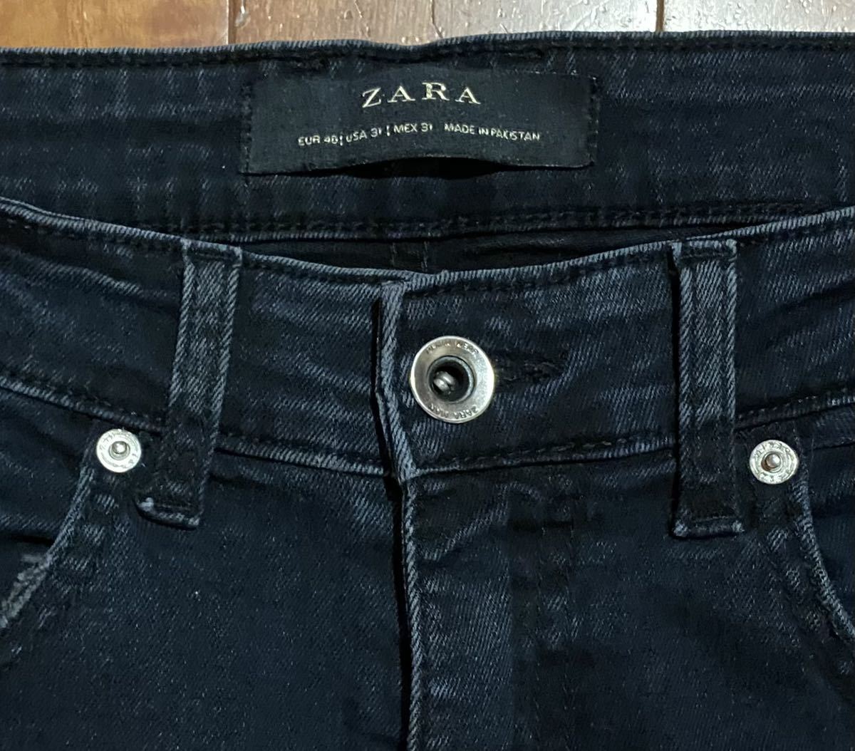 Yahoo!オークション - ZARA MAN ザラ・マンのストレッチスキニーデニ...