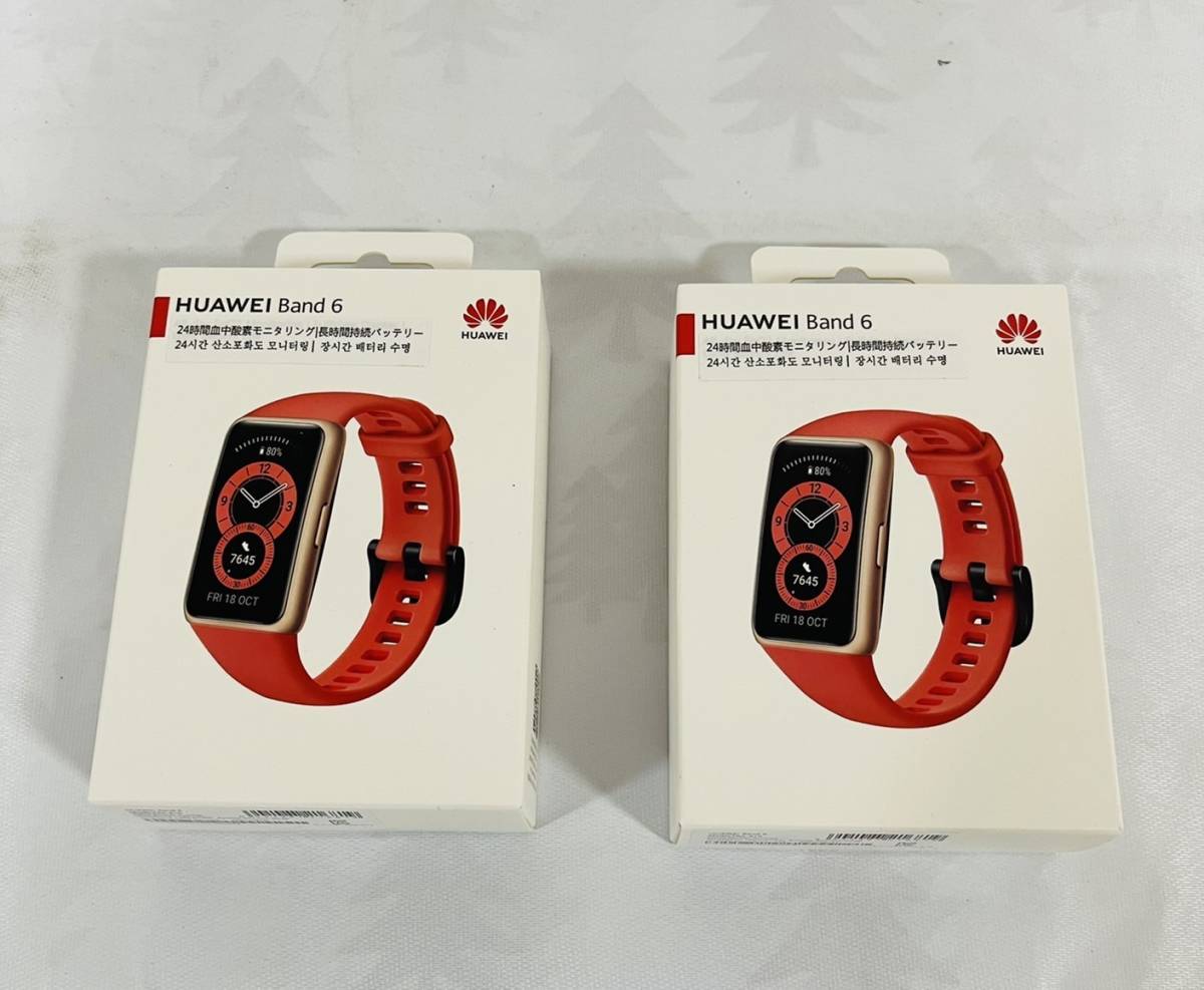 Yahoo オークション Huawei ファーウェイ Band6 Watch 計2本セット