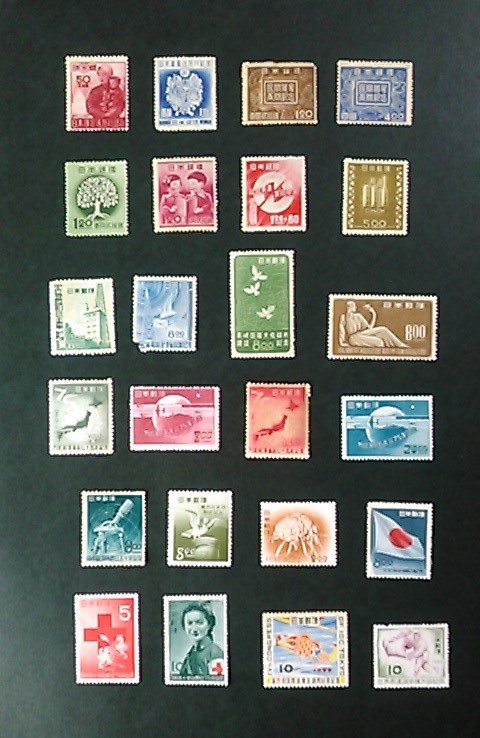 Yahoo!オークション - 戦後記念切手 24種 広島平和都市 UPU 75年 日赤...