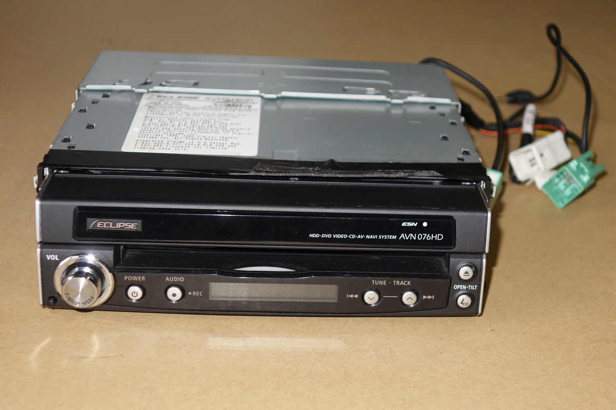 Yahoo!オークション - ECLIPSE イクリプス 1DIN HDDナビ （AVN076HD）