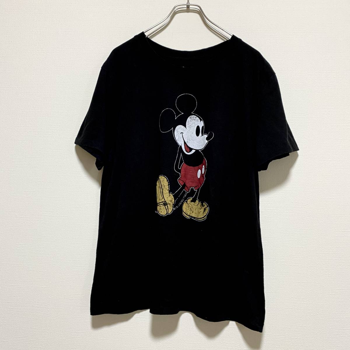 アメリカ古着 ミッキーマウス Disney ディズニー ブラック 黒 アメリカ古着 ミッキーマウス Disney ディズニー ブラック 黒