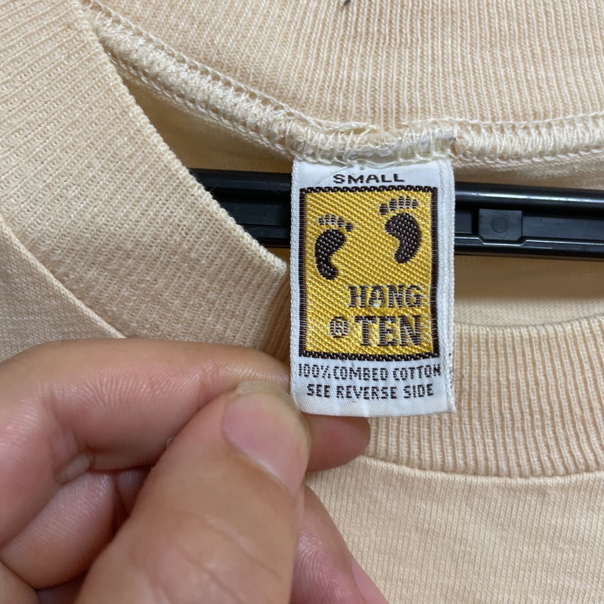 70s ヴィンテージ HANG TEN オールドサーフ ポケット付きTシャツ 70s ヴィンテージ HANG TEN オールドサーフ ポケット付きTシャツ