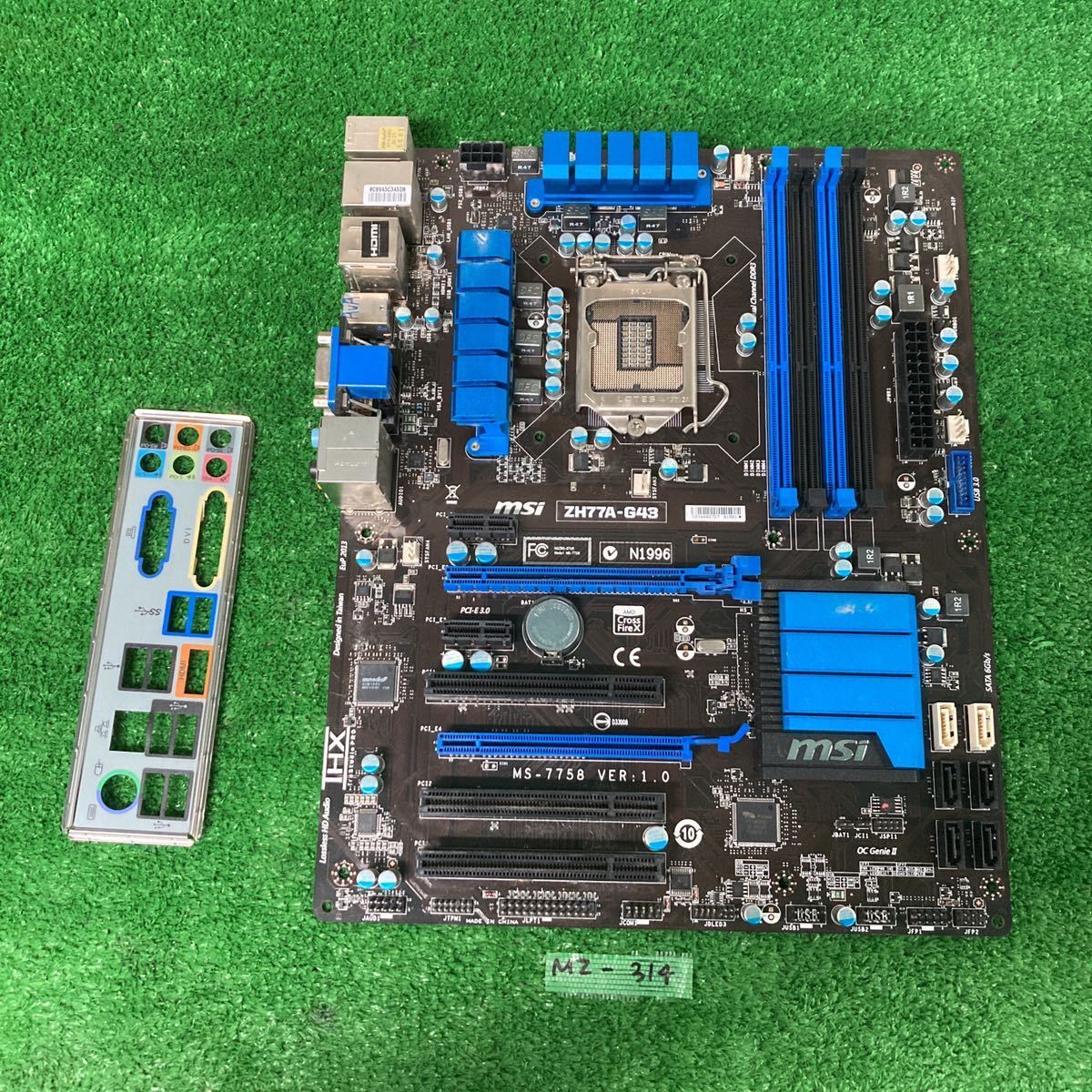 Yahoo!オークション - MZ-314 激安 マザーボード msi ZH77A-G43 LGA115...