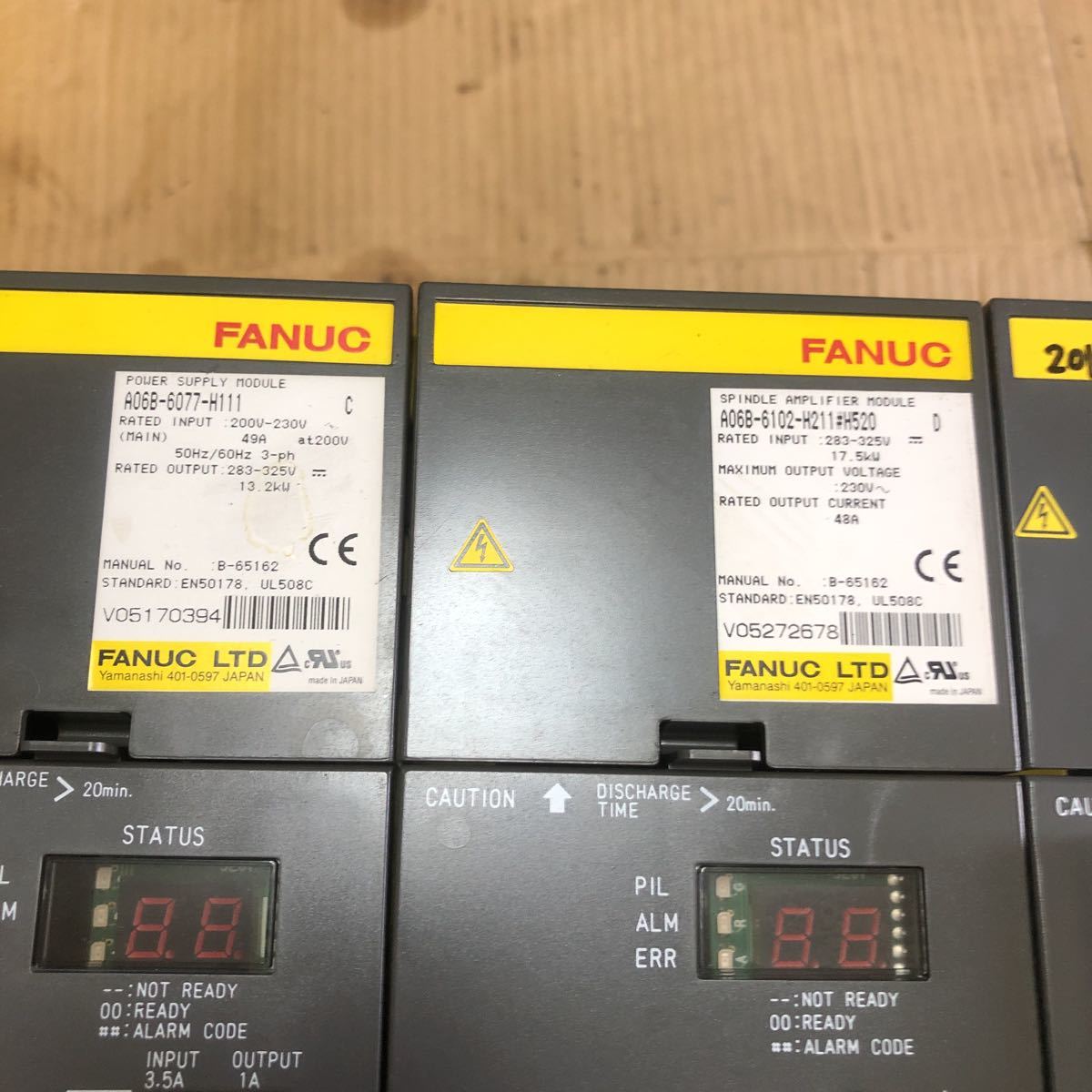 Yahoo!オークション - 「未確認」FANUCファナックサーボアンプA06B-607...