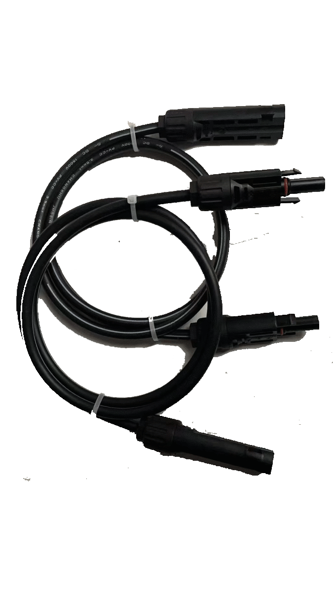 Yahoo!オークション - ソーラーケーブル中継ケーブル1m(MC4型コネクタ...