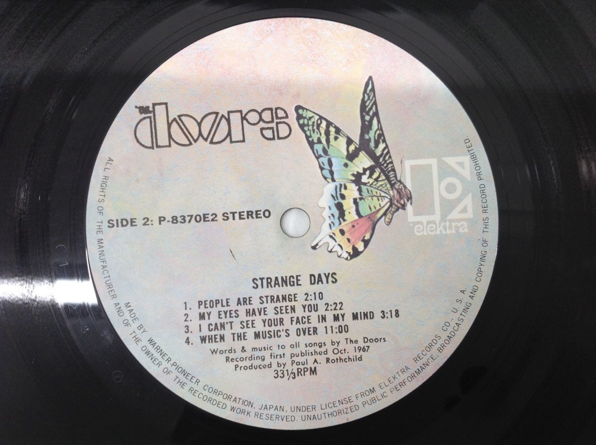 Yahoo!オークション - D167-80 洋楽LPレコード THE DOORS ザ・ドアー...