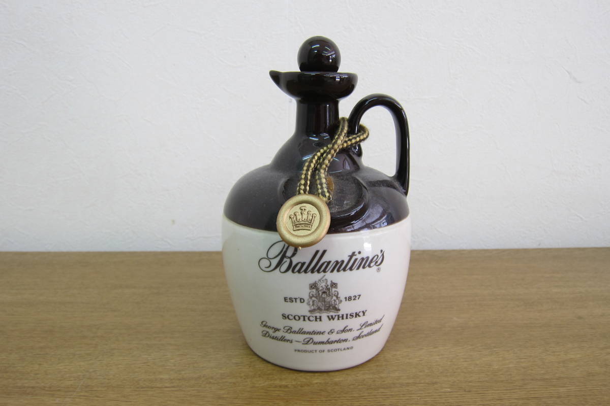 Yahoo!オークション - 【10547】Ballantine's バランタイン 陶器ボトル...