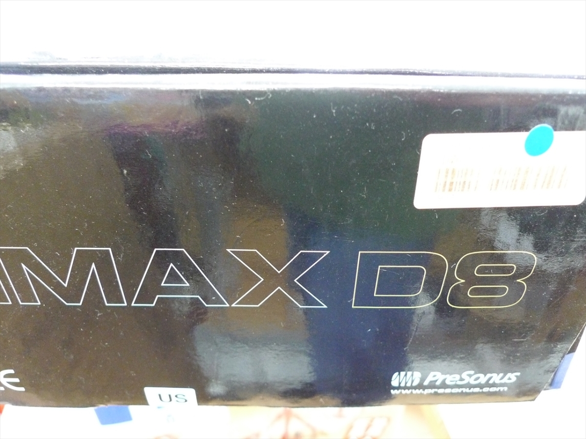 現状品 presonus プレソナス DigiMax D8 8ch マイクプリ ADAT 現状品 presonus プレソナス DigiMax D8 8ch マイクプリ ADAT