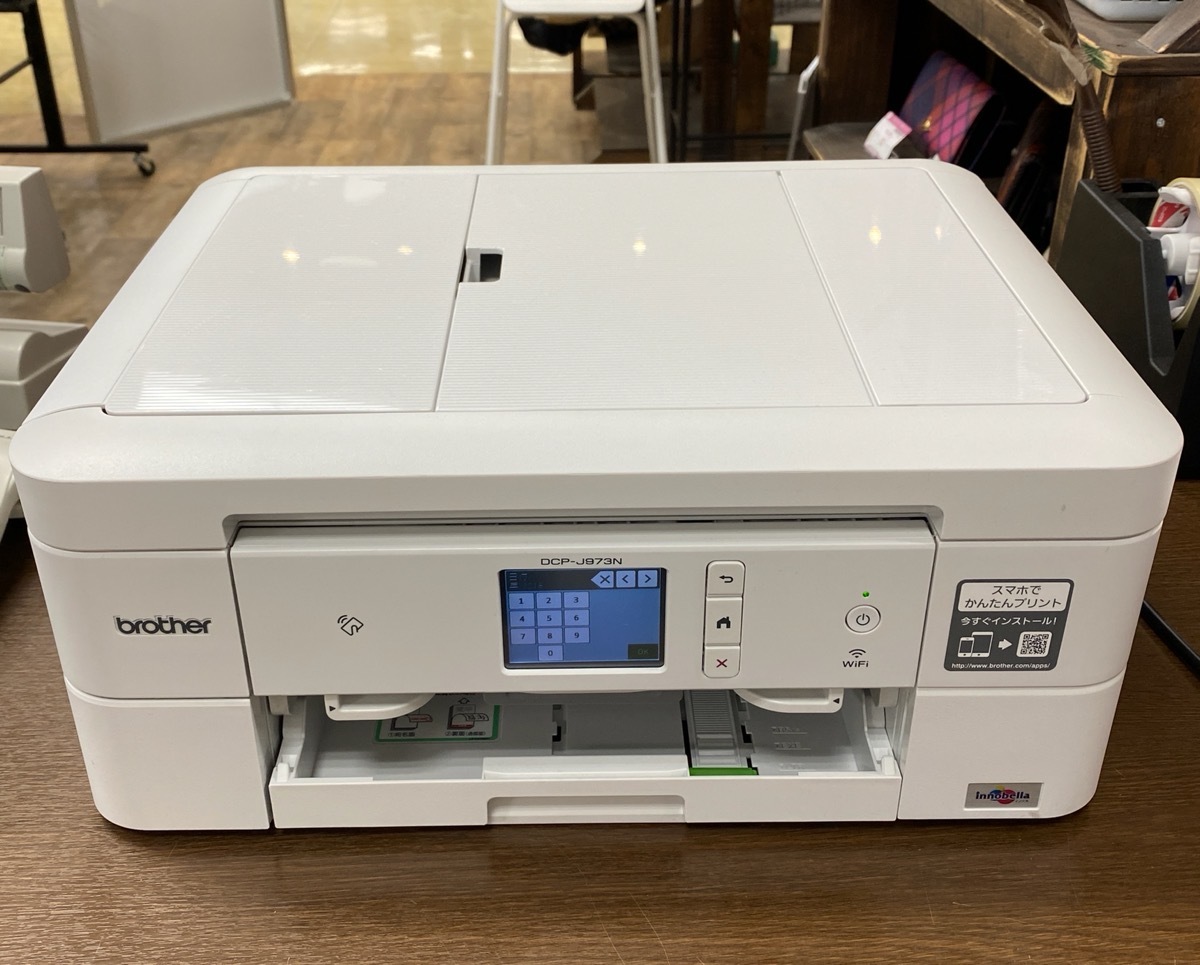 Yahoo!オークション - 美品 ブラザー A4 インクジェット複合機 DCP-J97...