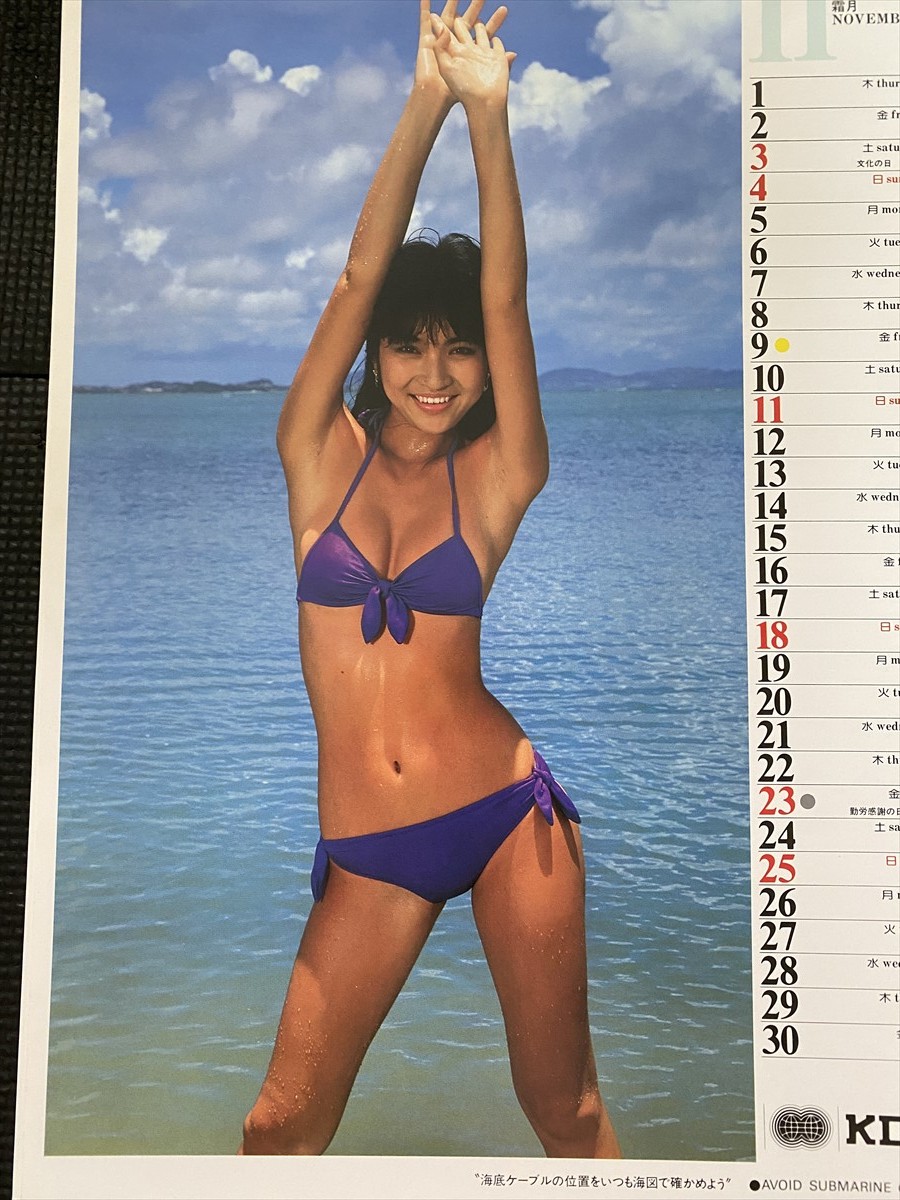 Yahoo!オークション - 入手困難 KDD 1984年 B4判カレンダー 水着 Yahoo!オークション - 入手困難 KDD 1984年 B4判カレンダー 水着