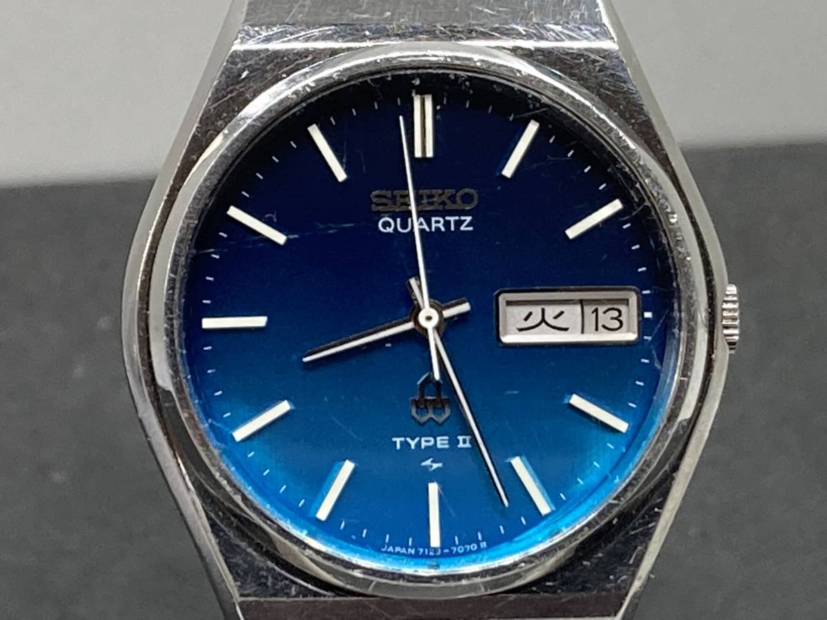 1円~稼働品 SEIKO QUARTZ/セイコー クオーツ タイプⅡ 7123 1円~稼働品 SEIKO QUARTZ/セイコー クオーツ タイプⅡ 7123