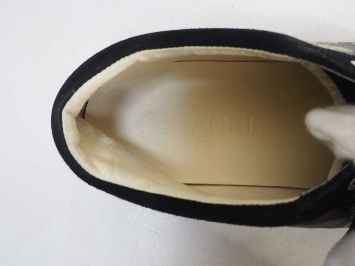 Yahoo!オークション - Z621 CHANELシャネル パリダラス スニーカー キ...