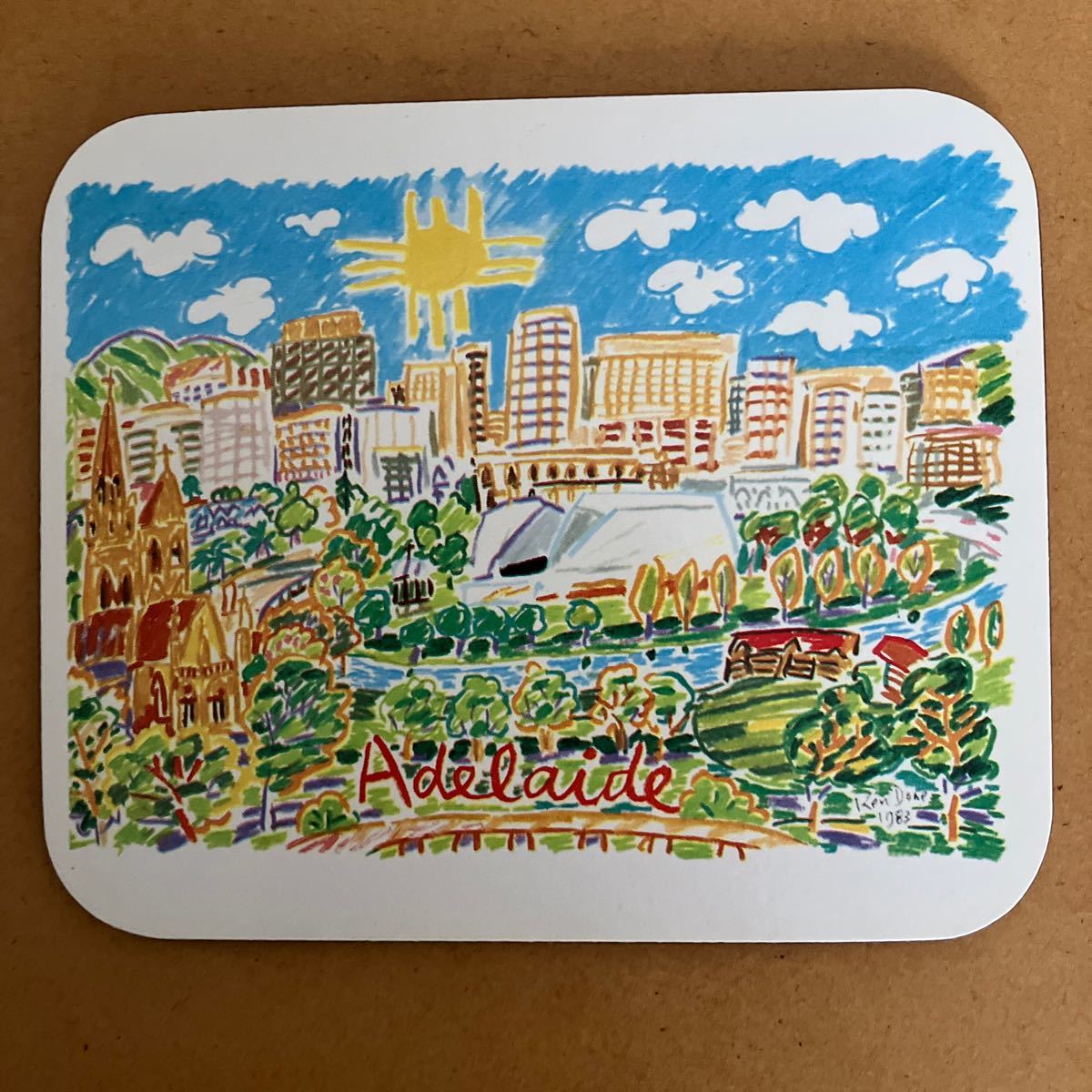 コースター(ケンドーンデザイン)×6枚 オーストラリアの風景画 コースター(ケンドーンデザイン)×6枚 オーストラリアの風景画