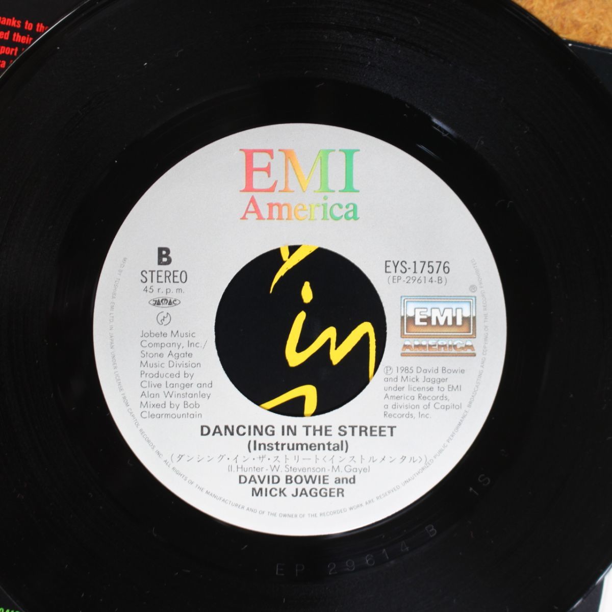 Yahoo!オークション - a035/EP/デビッド・ボウイ＆ミック・ジャガー