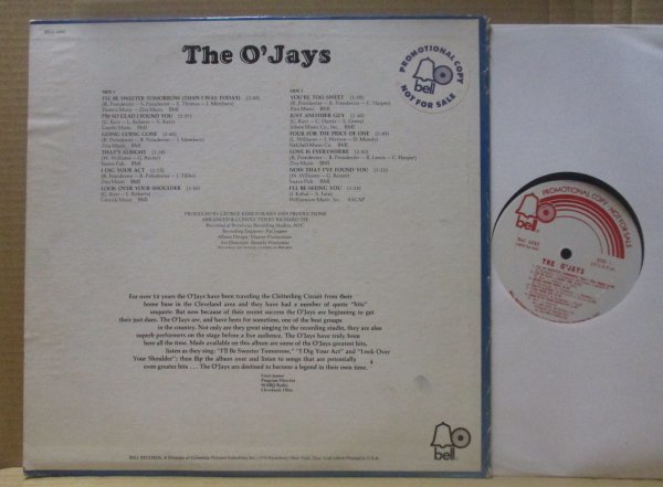 Yahoo!オークション - THE O'JAYS/-/プロモ/
