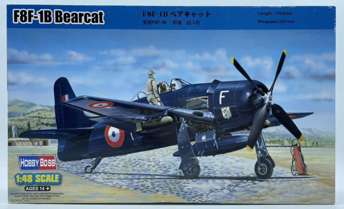 Yahoo!オークション - 22F166 ホビーボス 1/48 F8F-1B ベアキャット