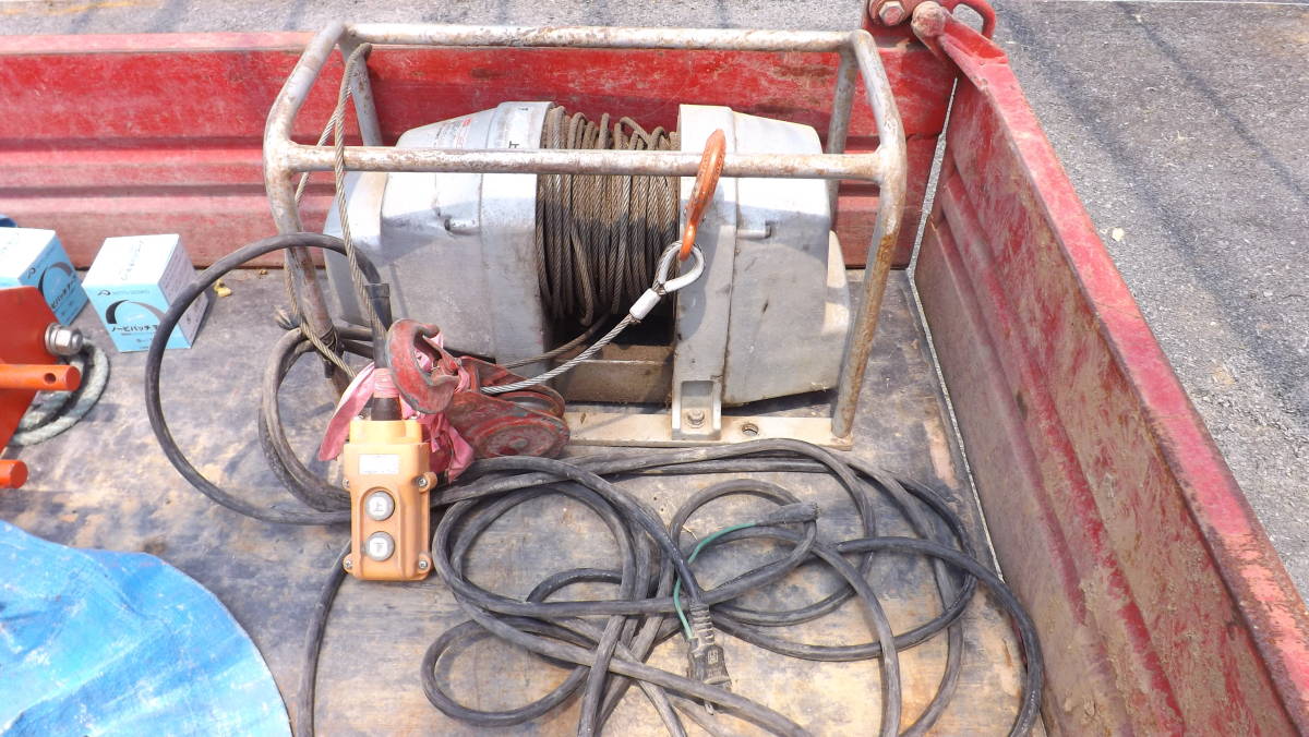 Yahoo!オークション - 岩手発 リョービ ウインチ WI-130C 100V 動作未...